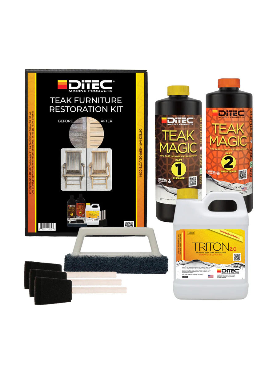 Teak Furniture Restoration Kit | DiTEC | Preservation Marine